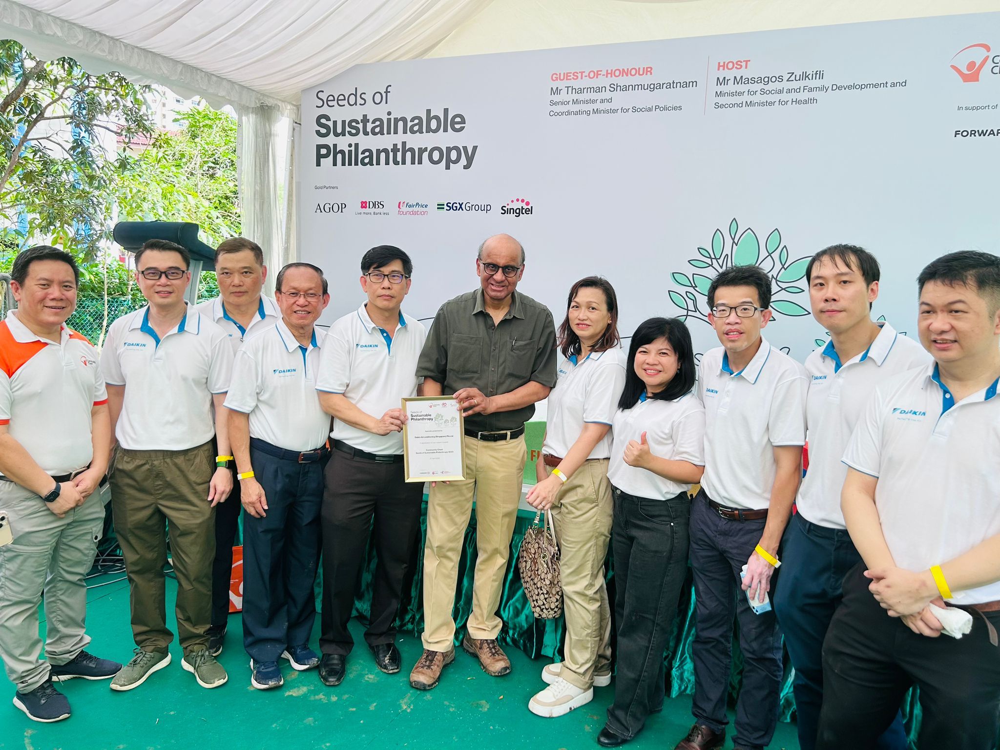 Supporting Community Chest’s Seeds of Sustainability Philanthropy